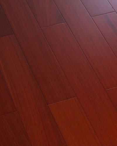 Exotic Jatoba(Brazilian Cherry) solid hardwood flooring with smooth surface