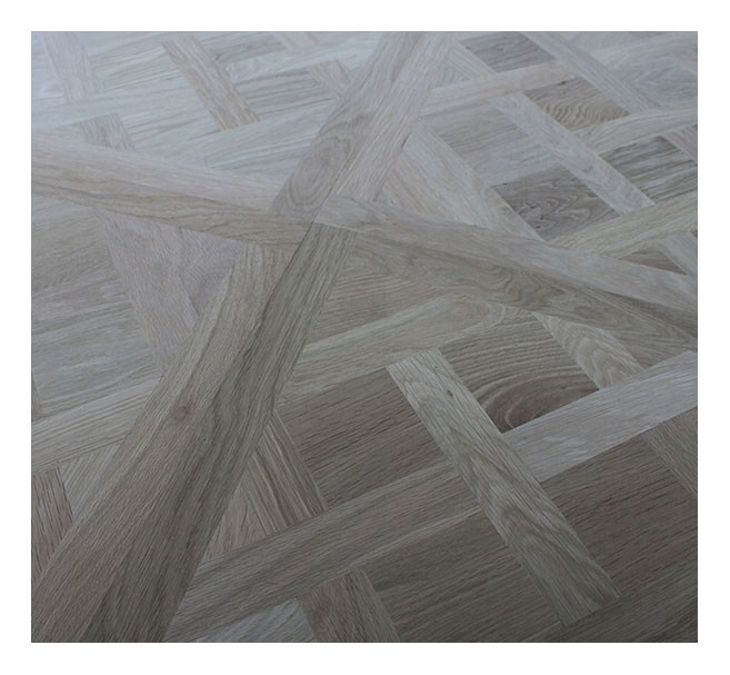 European Oak Versailles Wood Floor Panels Unvanished 600 X 600MM