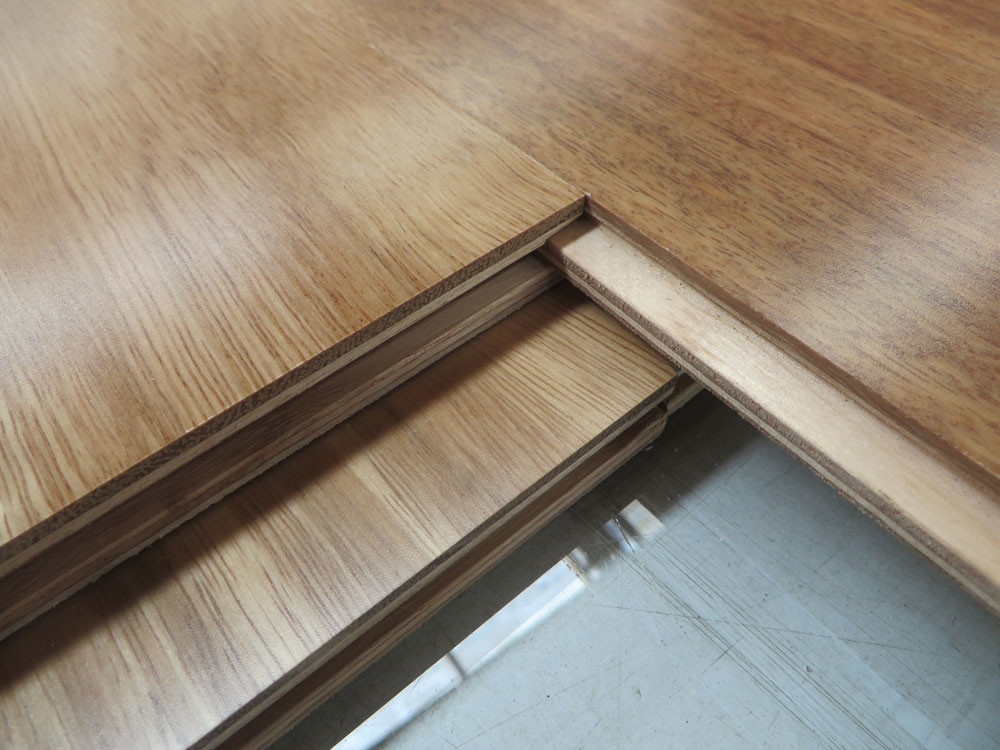 square edged Australian Spotted Gum Engineered Timber Flooring, tongue ...